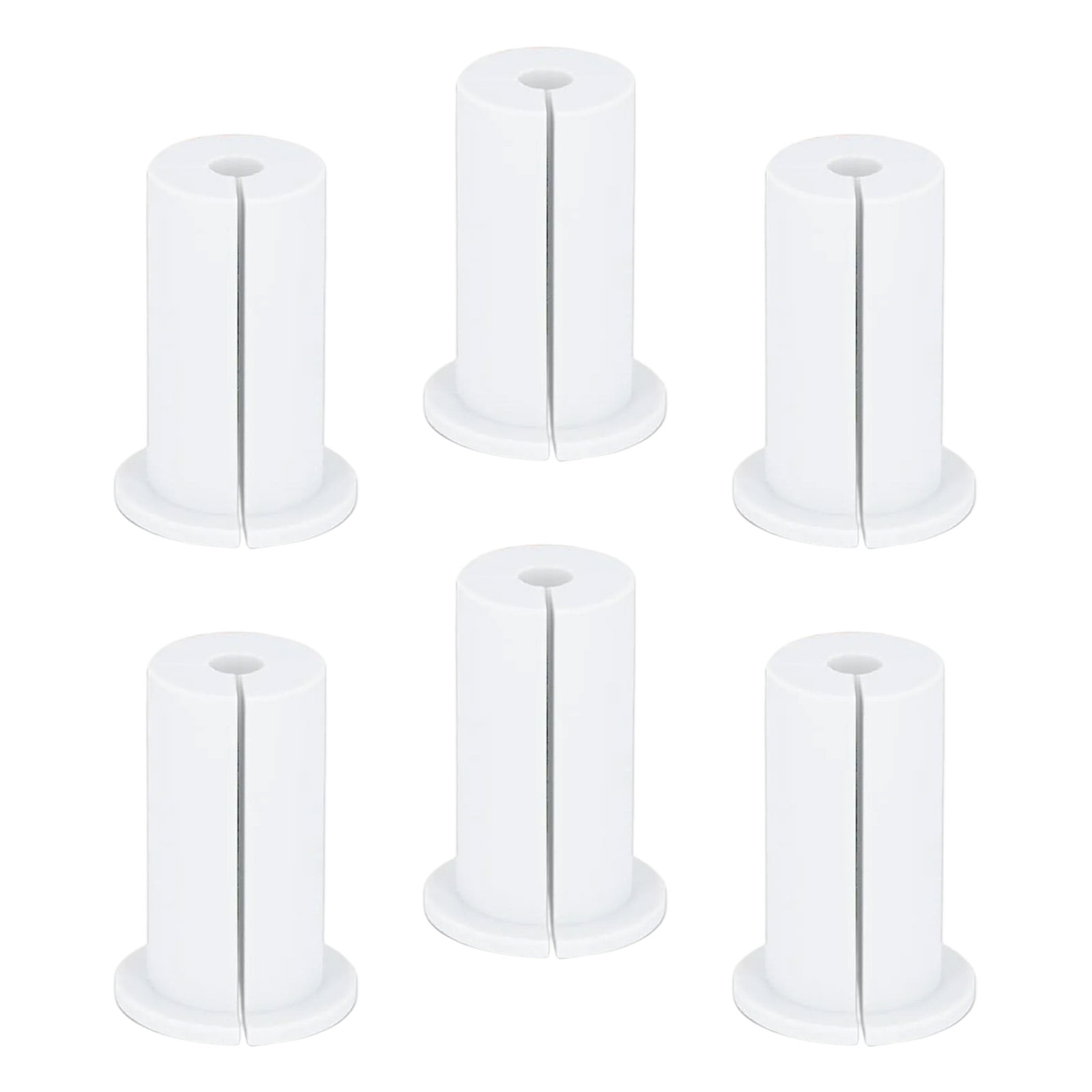 6Pcs Through-Wall Cable Grommet Protectors Rubber Bushing Sleeves for ...
