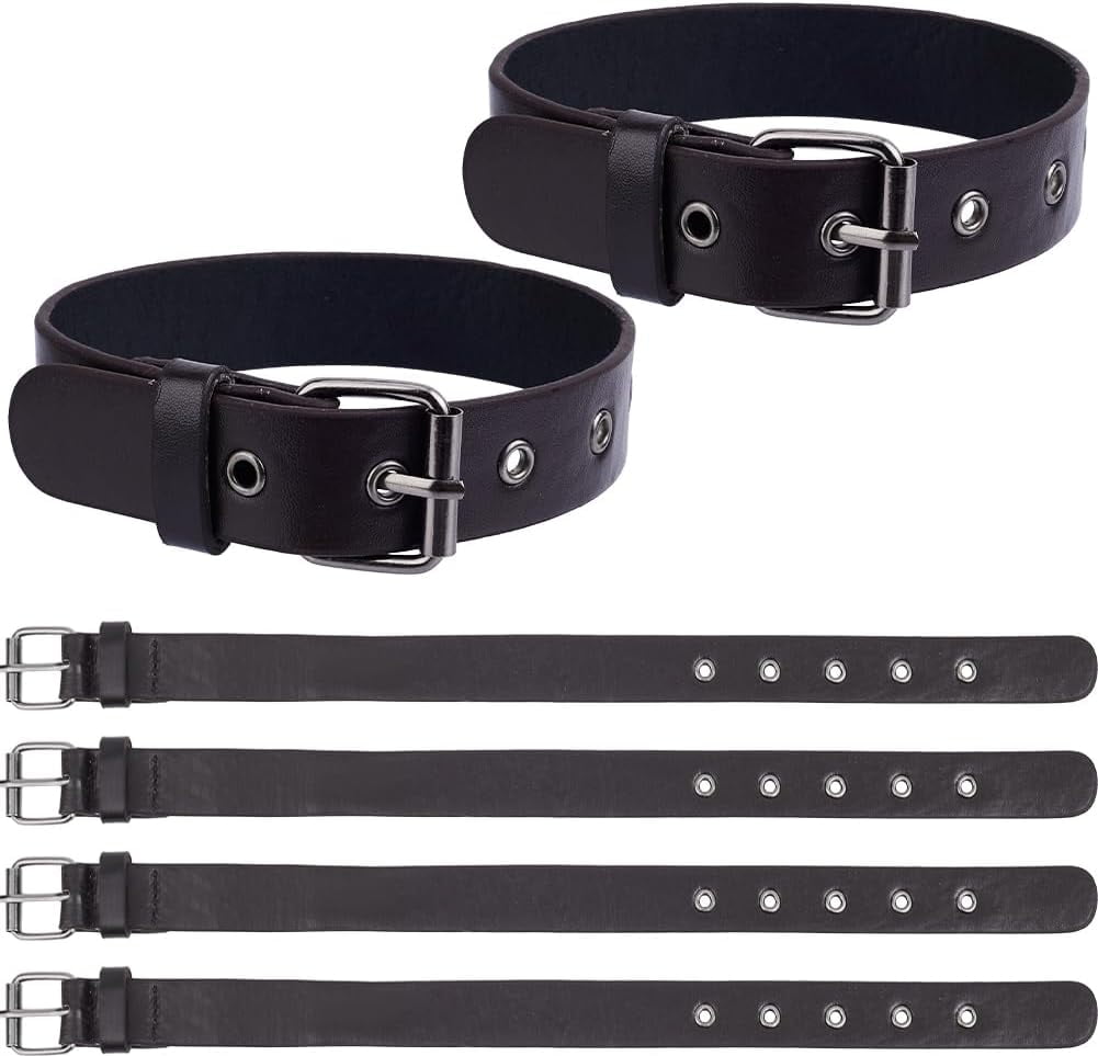 6Pcs Traditional Kilt Extender Straps 16x1 Inch Imitation Leather Cuff ...