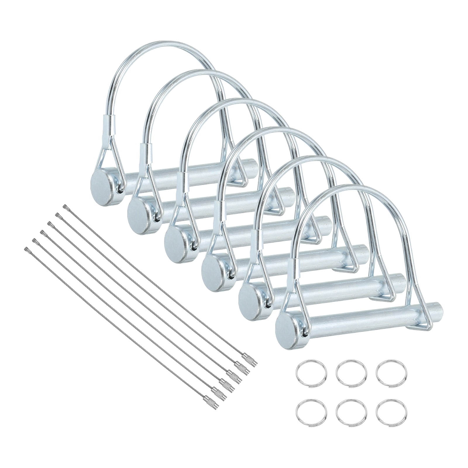 6Pcs Trailer Coupler Pin, 5/16" x 2-13/16" Trailer Hitch Locking Pin ...