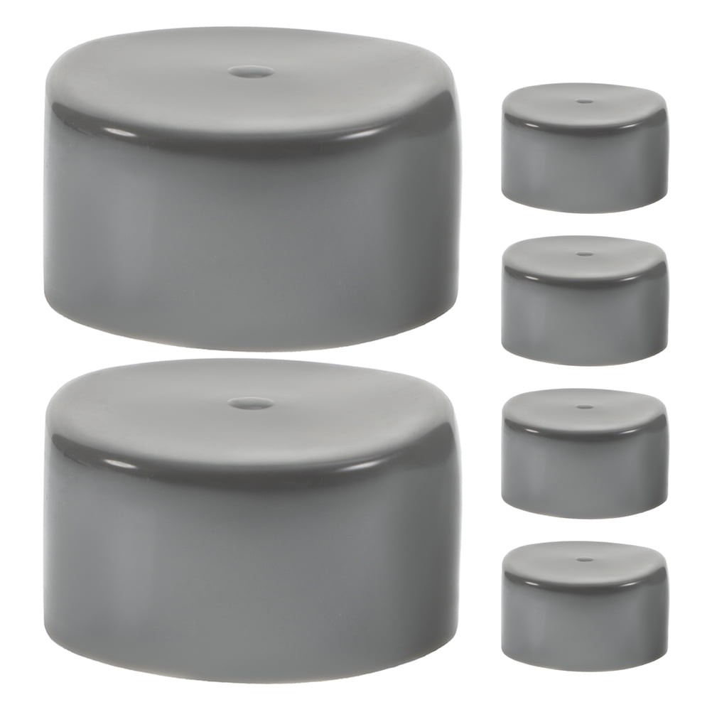 HONMEET Trailer Axle Bearing Dust Cap Protective Caps 6Pcs Grey Rubber ...