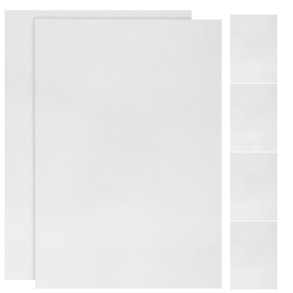 6Pcs Translucent Heat Shrinkable Sheets Shrink Sheets Heat Shrink Sheet ...