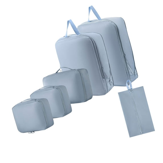 6Pcs Travel Organizers Set For Luggage Essential Packing Cubes Set ...