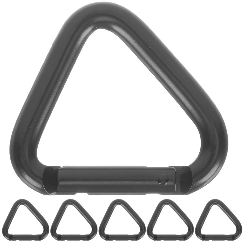 6Pcs Triangle Climbing Buckle Climbing Buckle Heavy Duty Carabiner Clip ...