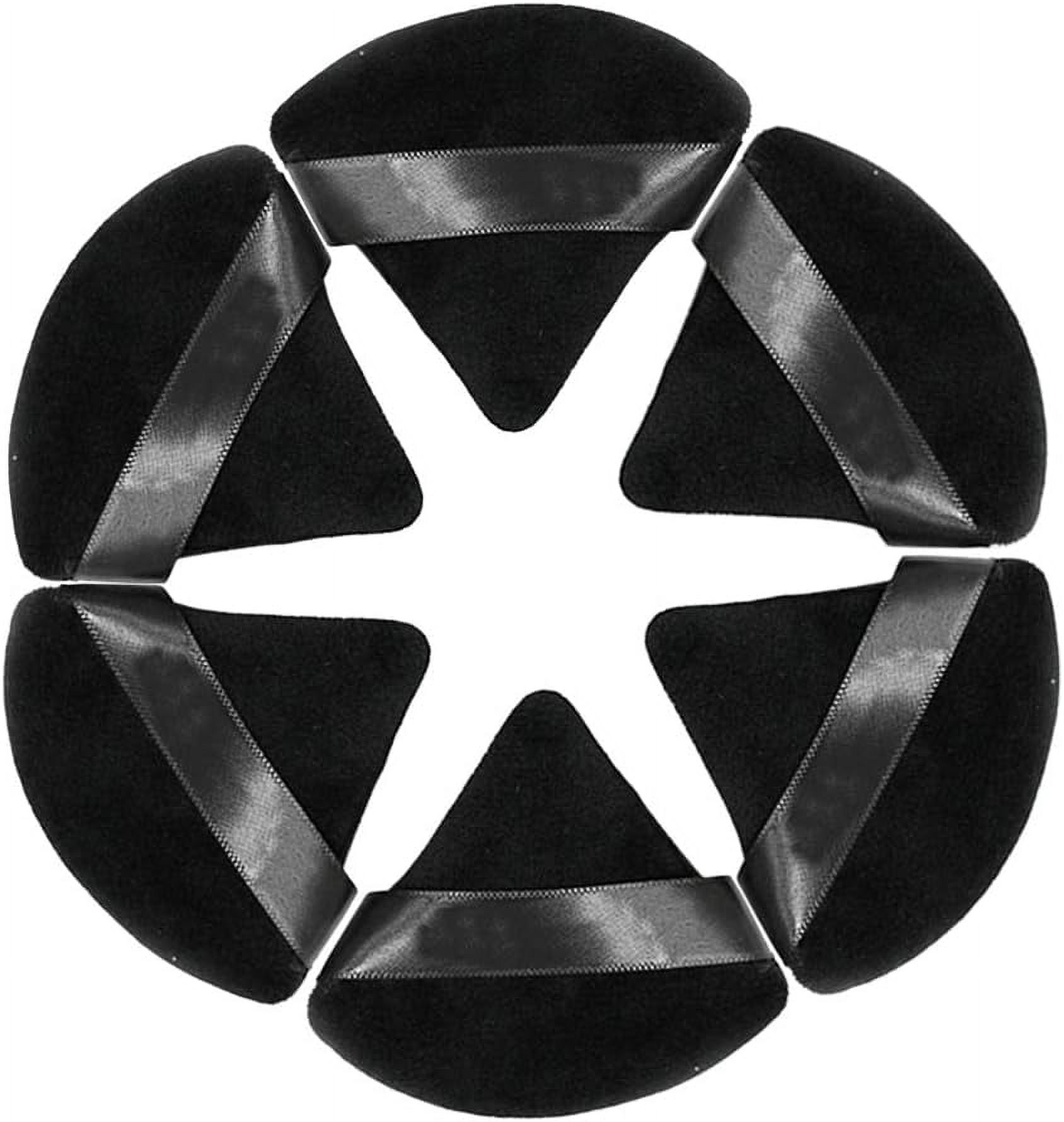 6Pcs Triangle Cosmetic Powder Puffs Pure Cotton Triangle Wedge Shape ...