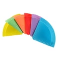 6Pcs Triangular Shape Bookmarks Plastic Corner Page Book Marker Book ...