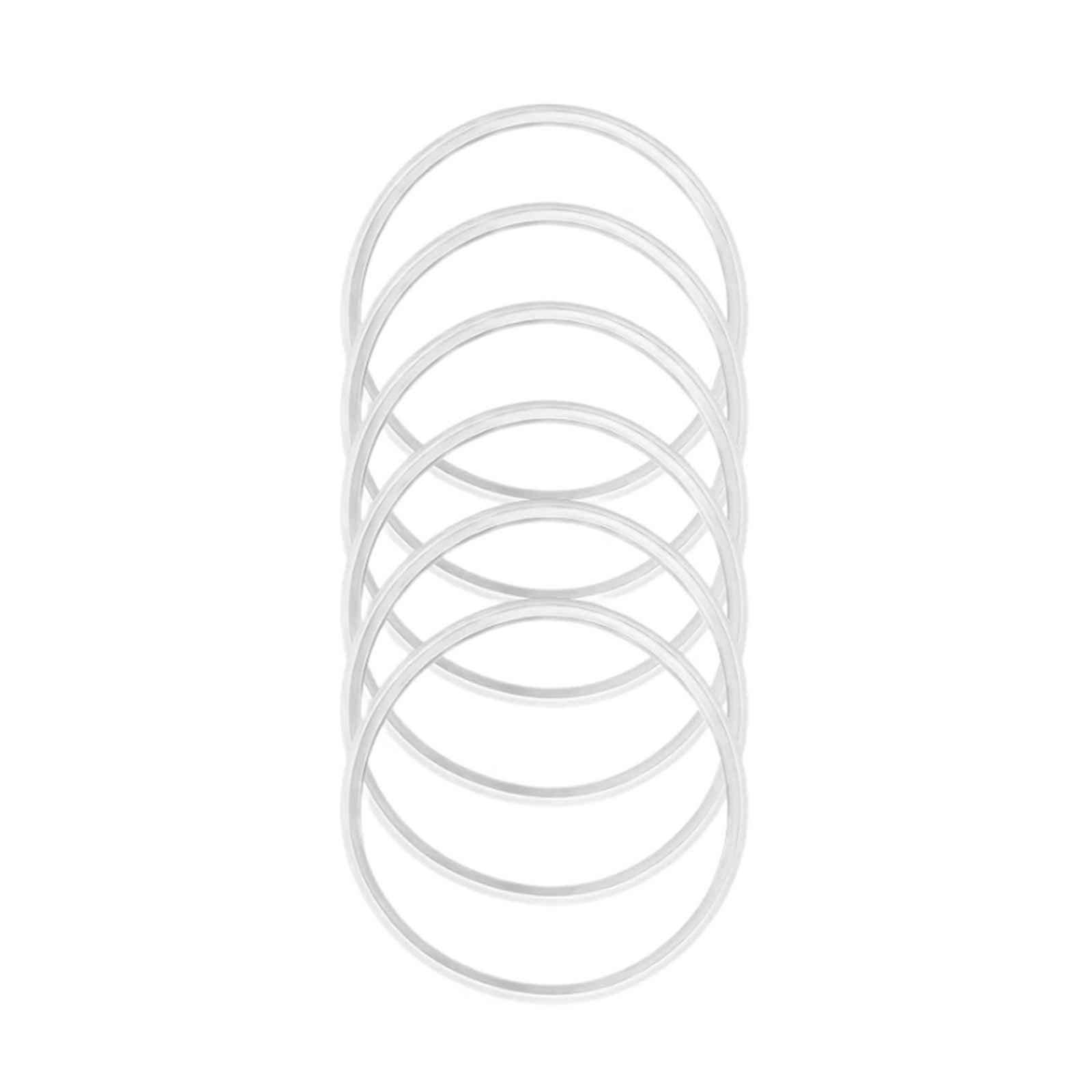 6Pcs Tumbler Lid Gasket Replacement, Silicone Water Bottle Seal ...
