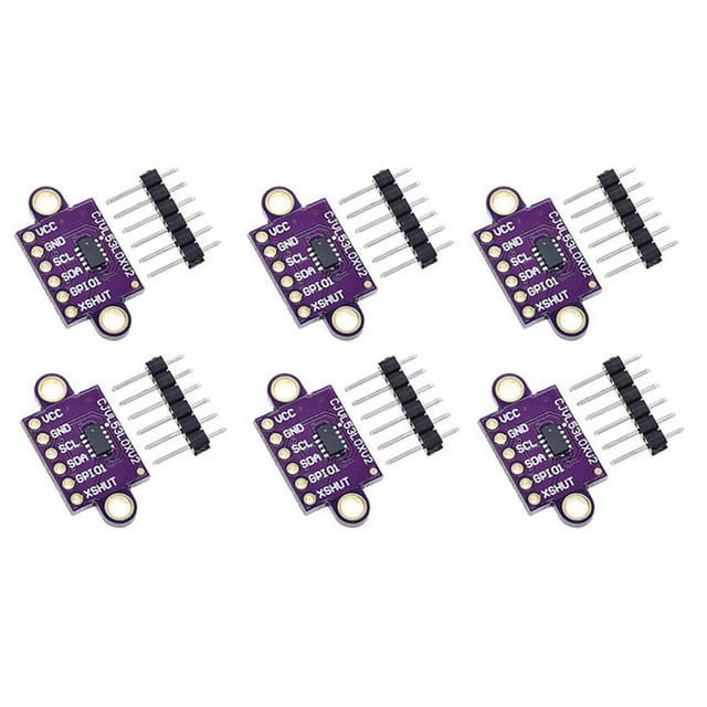 6Pcs VL53L0X Time-Of-Flight ToF Ranging Sensor Breakout 940Nm ...