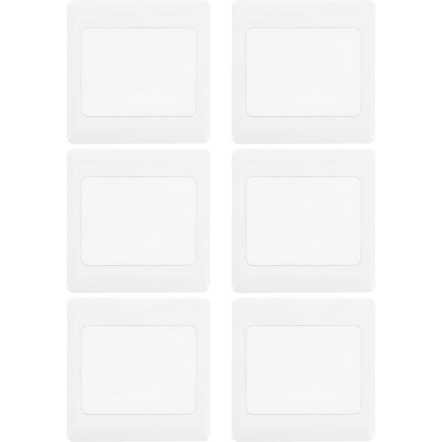 6Pcs Wall Access Panel White Cover Plate for Renovation Junction Box ...