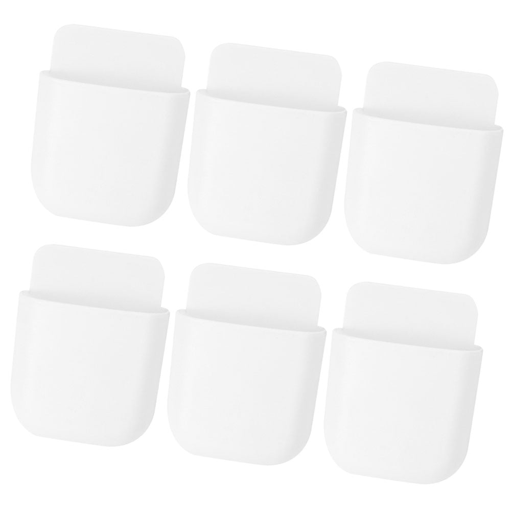 NIAIZEK Remote Holder For Wall Remote Control Box White ABS 1Set ...