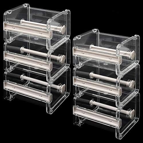 6Pcs Washi Tape Dispenser Cutter, Tape Holder Organizer, Washi Tape ...