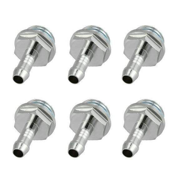 6Pcs Water Cooling Fitting Connector Threaded Fittings 9 mm Tube ...