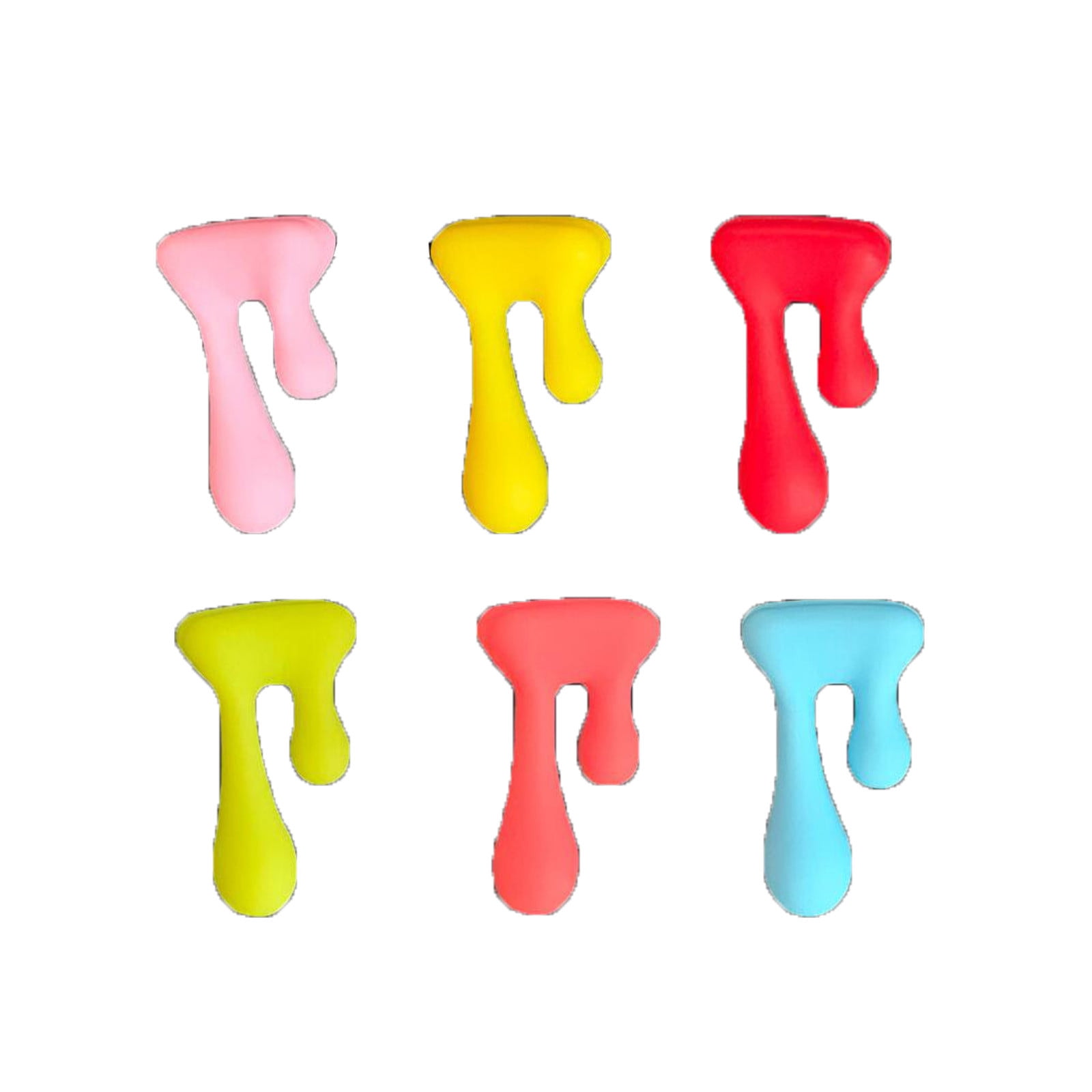6Pcs Water Drop Wine Glass Markers, Drink Identifier Tags For Glasses ...