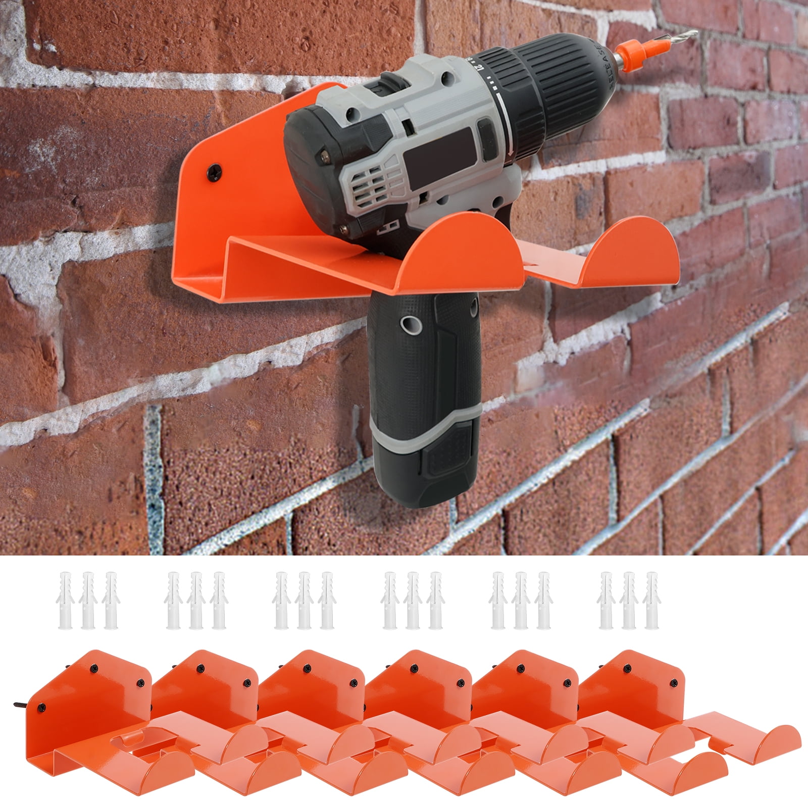 6Pcs Weed Trimmer Hanger Wall Mounted Grass Trimmer Rack Heavy Duty ...