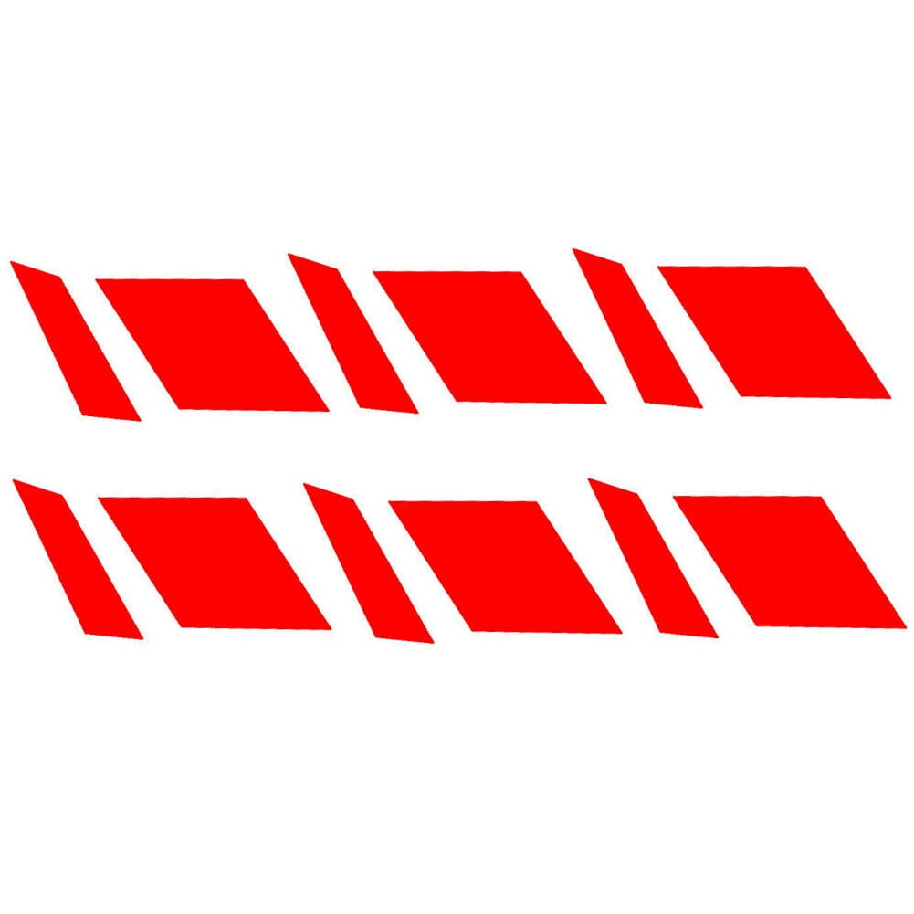 6Pcs Wheel Rim Decal Stripes Car Decals Reflective Car Stickers ...