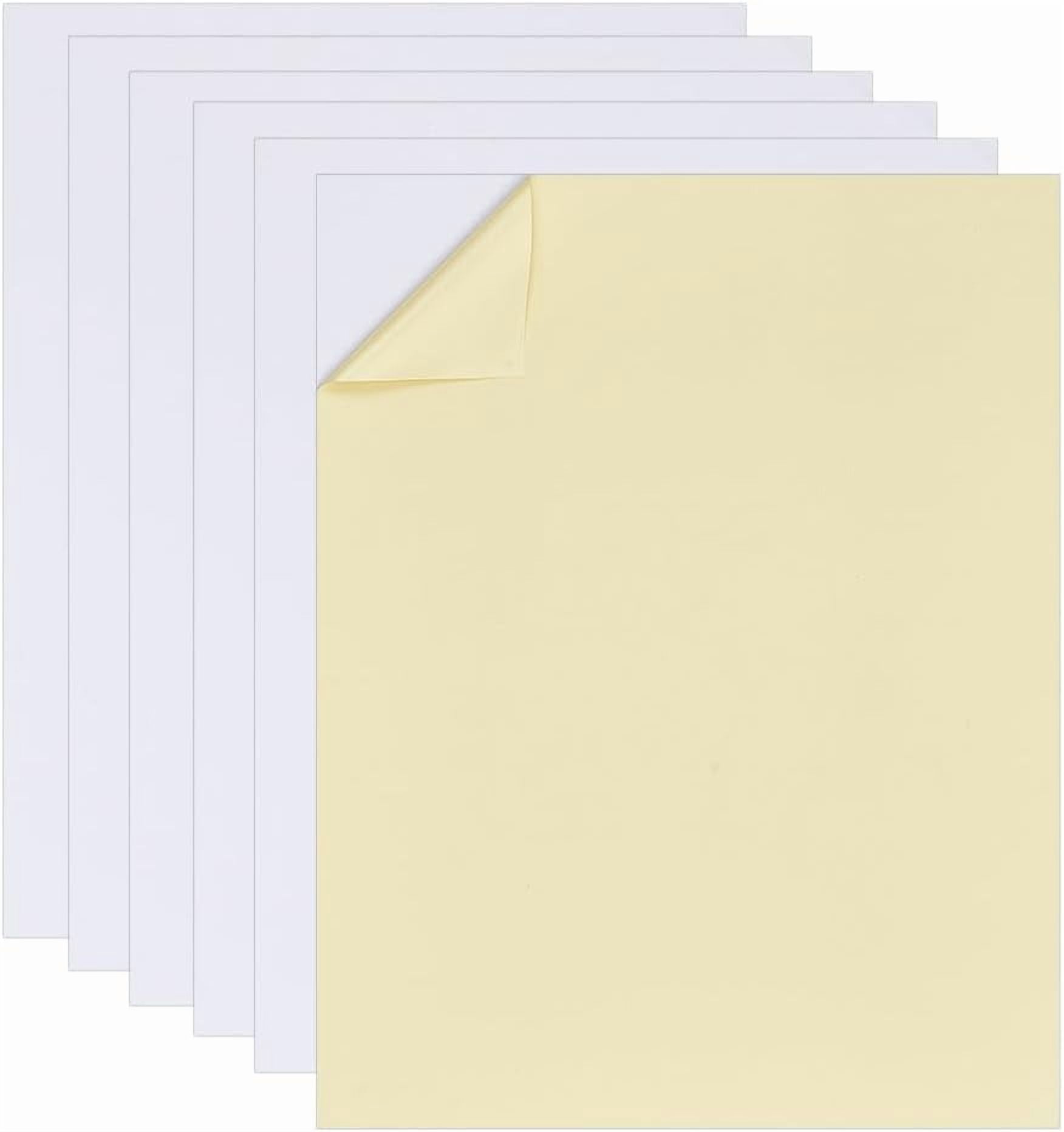 6Pcs White Mounting Boards 14x11 Inch Self Stick Mounting Boards 2mm ...