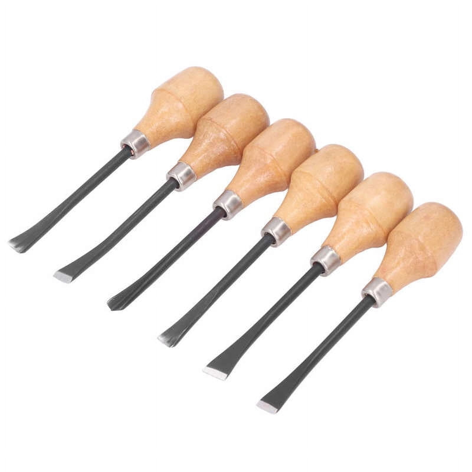 6Pcs Wood Carving Chisel Set Kit Sculpture Hand Tools Hemispherical ...