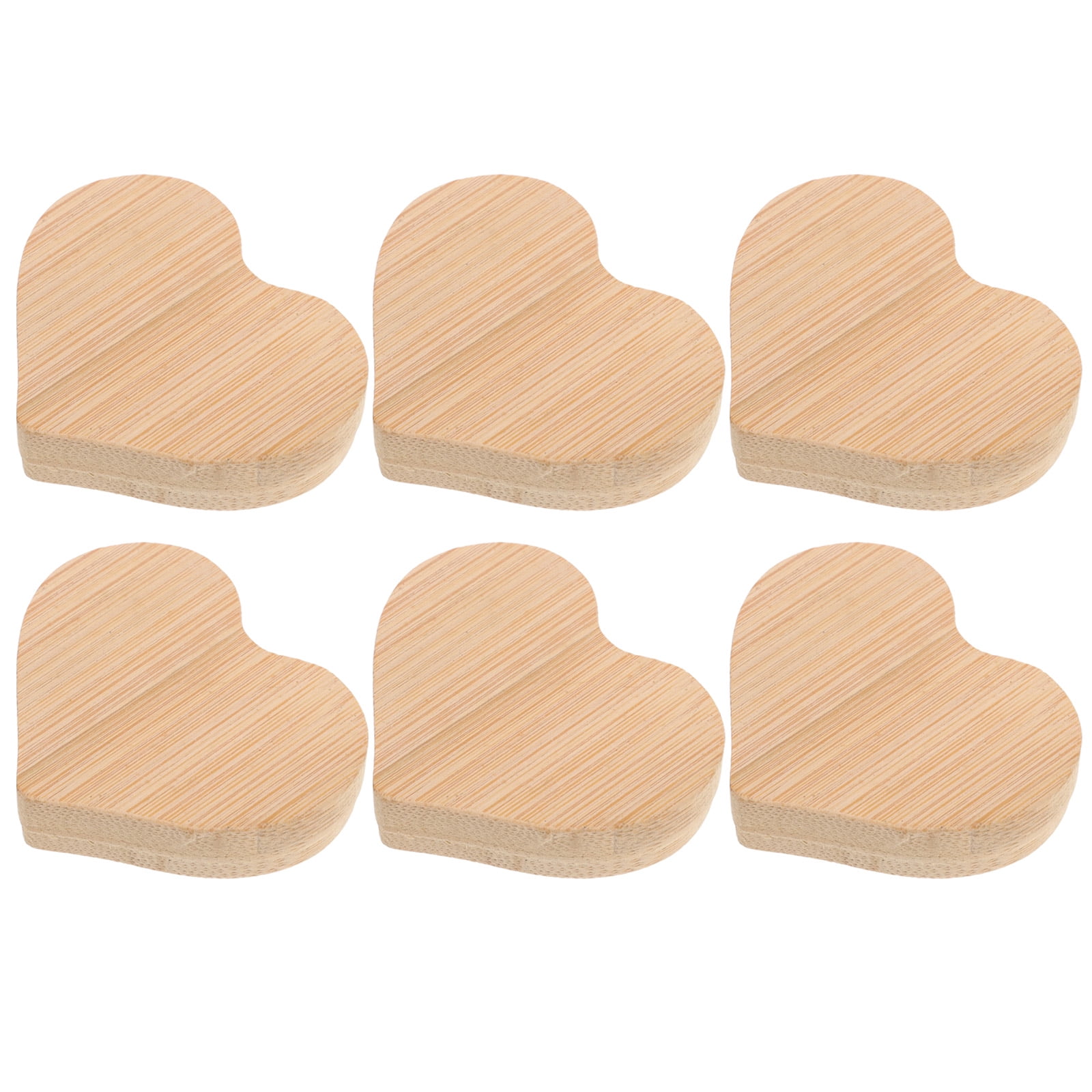 6Pcs Wooden Cutouts Unfinished Wood Cutouts DIY Crafts Cutouts Children ...