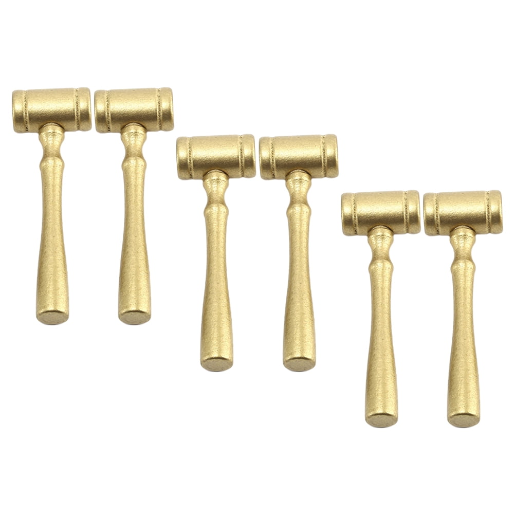 TAILTOSS Toy Gavel Judge Synthetic Material 6Pcs 4.13X1.38X0.79in ...