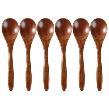 Golden Nature Bamboo Wood Tea Spoon Multi-Set (5 Pack), Small Wooden ...