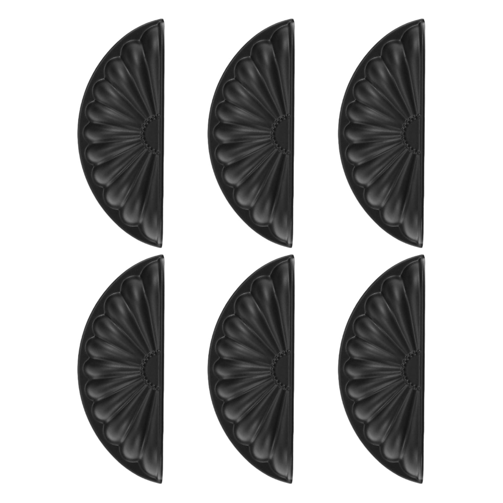 6Pcs Zincs Alloy Cabinet Knob Drawer Pulls Shell Shape Furniture ...