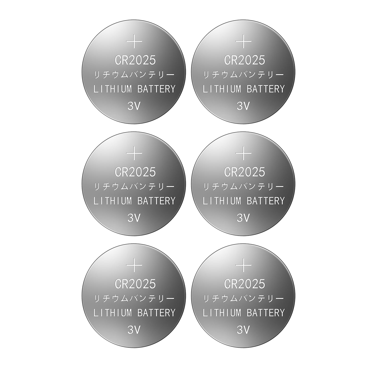 6Pcs/cardCR2025 Button Cell 3V for Calculators and More and Efficient ...