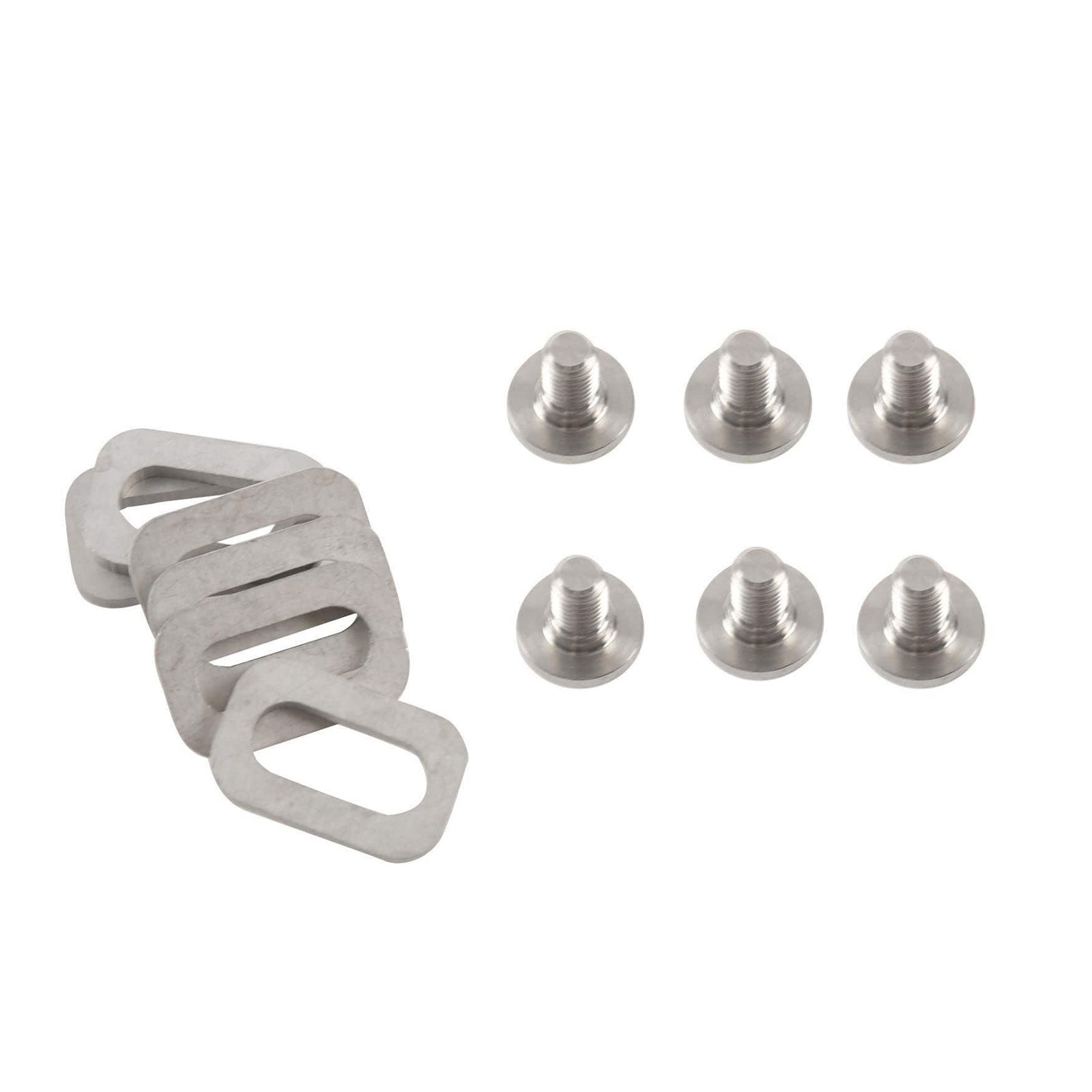 6Pcs for Alloy Bolts Spacers Replacement Mountain Bike Pedal Cleats ...