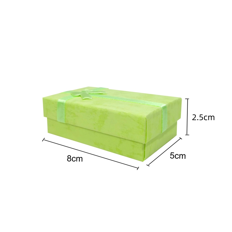 6Pcs/lot Paper Jewelry Boxes Rings Earrings Necklaces Storage Organizer ...