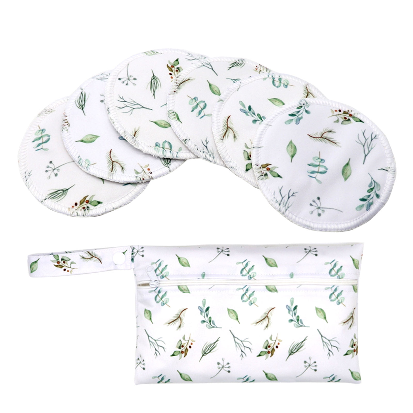 6Pcs/set Reusable Nursing Pad Kit Super Absorbent Breast Milk ...