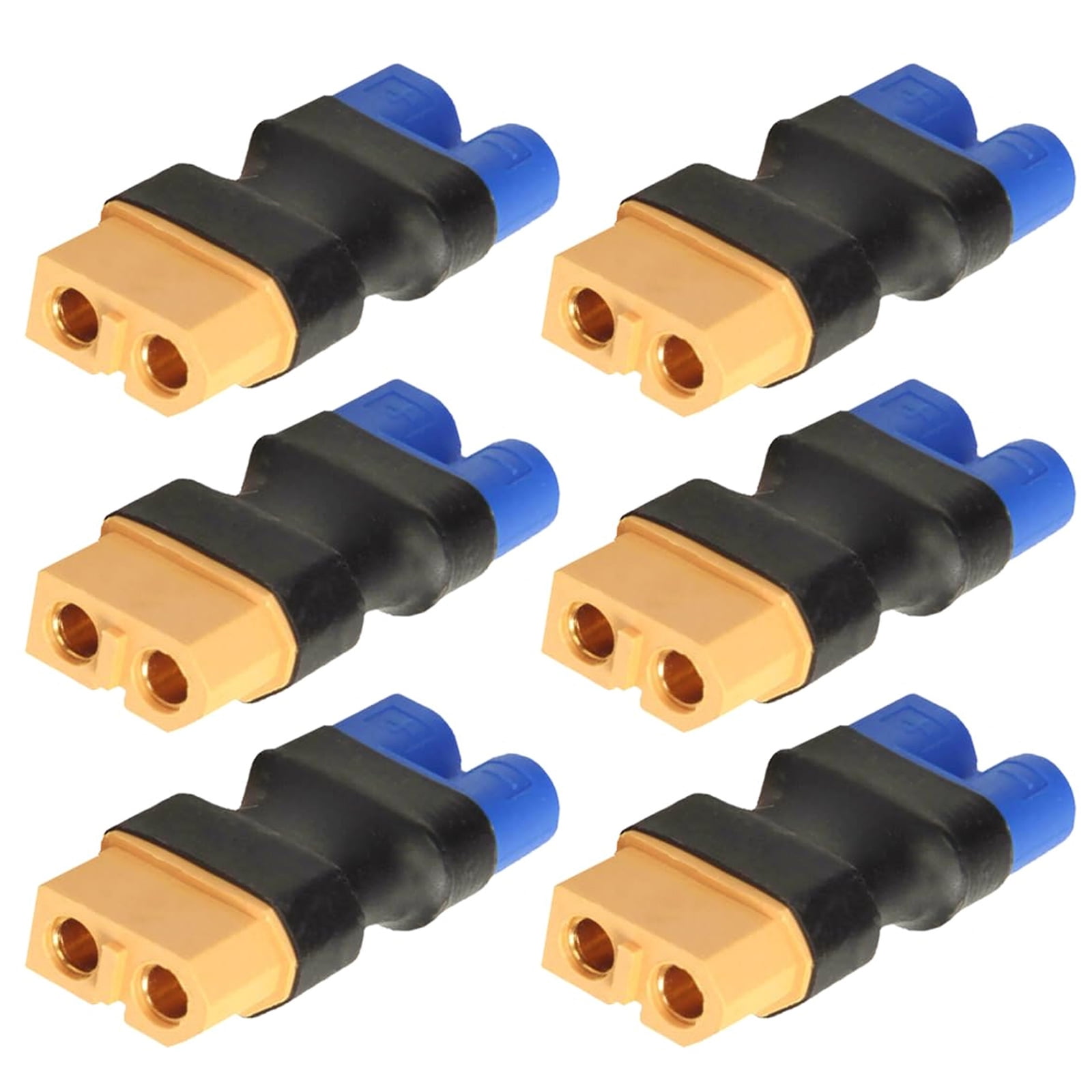 6Pcs to EC5 Connectors Adapters Alloy Materials Secure Connection for ...
