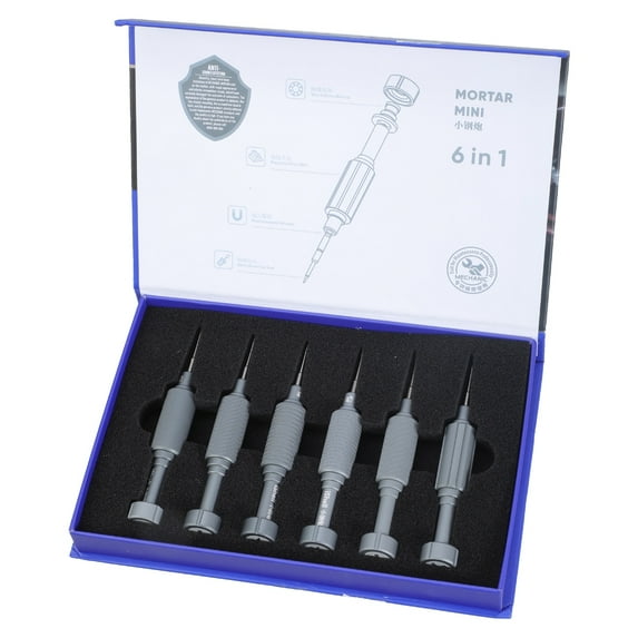 6Piece Precise Screwdriver Kit Magnetic Tips For Phone And Tablet ...