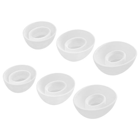 6Piece Silicone Eartips Set Enhanced Sound Quality and Comfort For ...