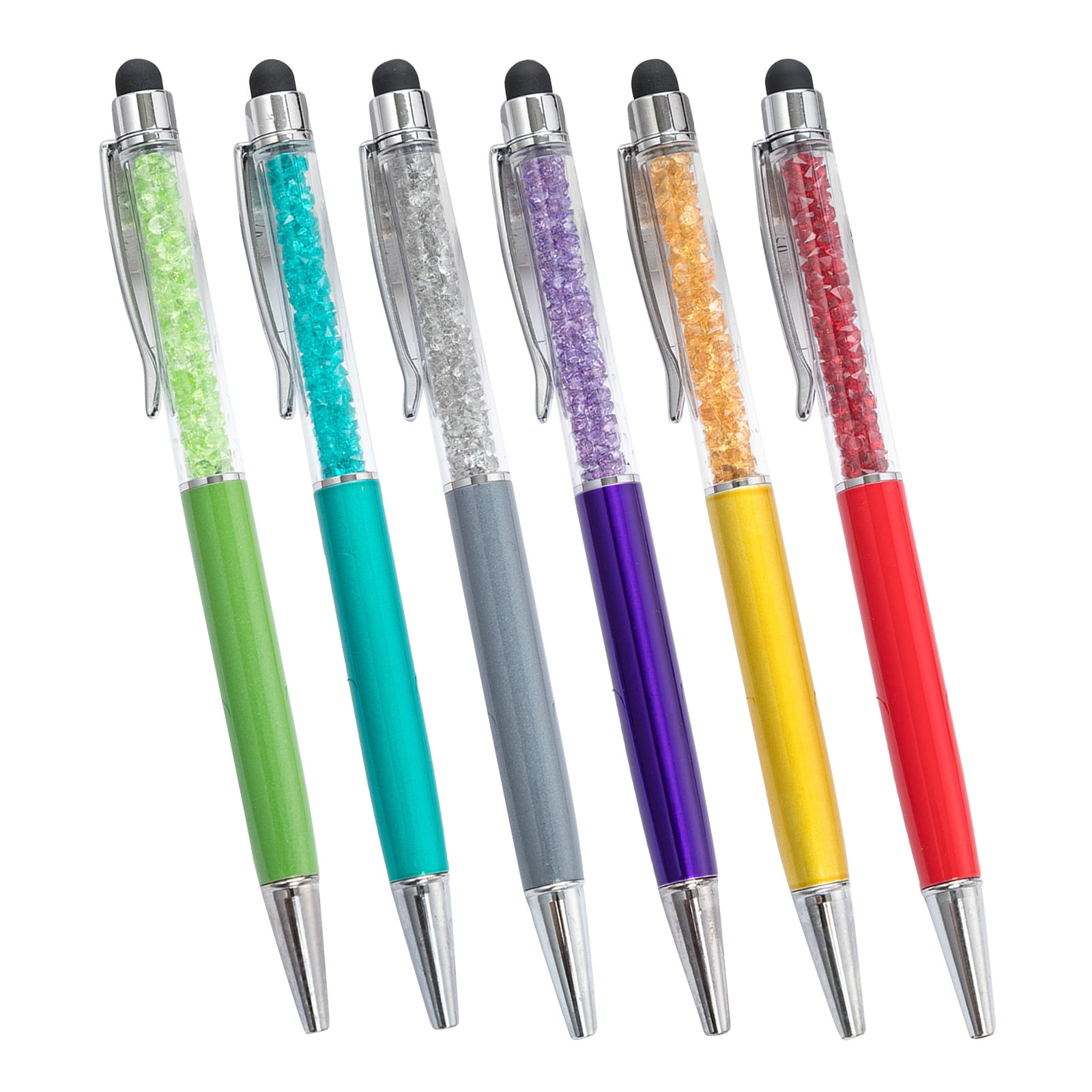 6Pieces Ballpoint Pens with Stylus Tip, Stylus Pen Multi-functional ...
