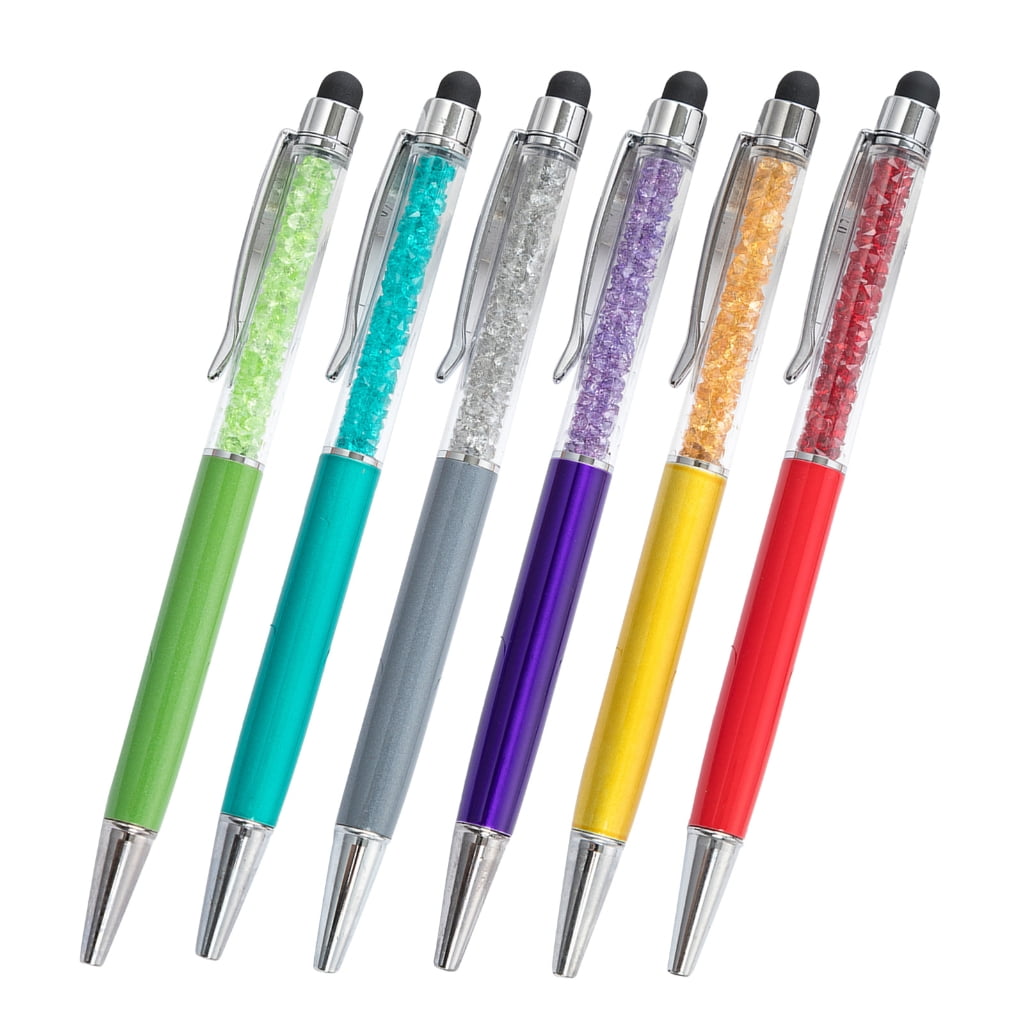 6Pieces Ballpoint Pens with Stylus Tip, Stylus Pen Multi-functional ...