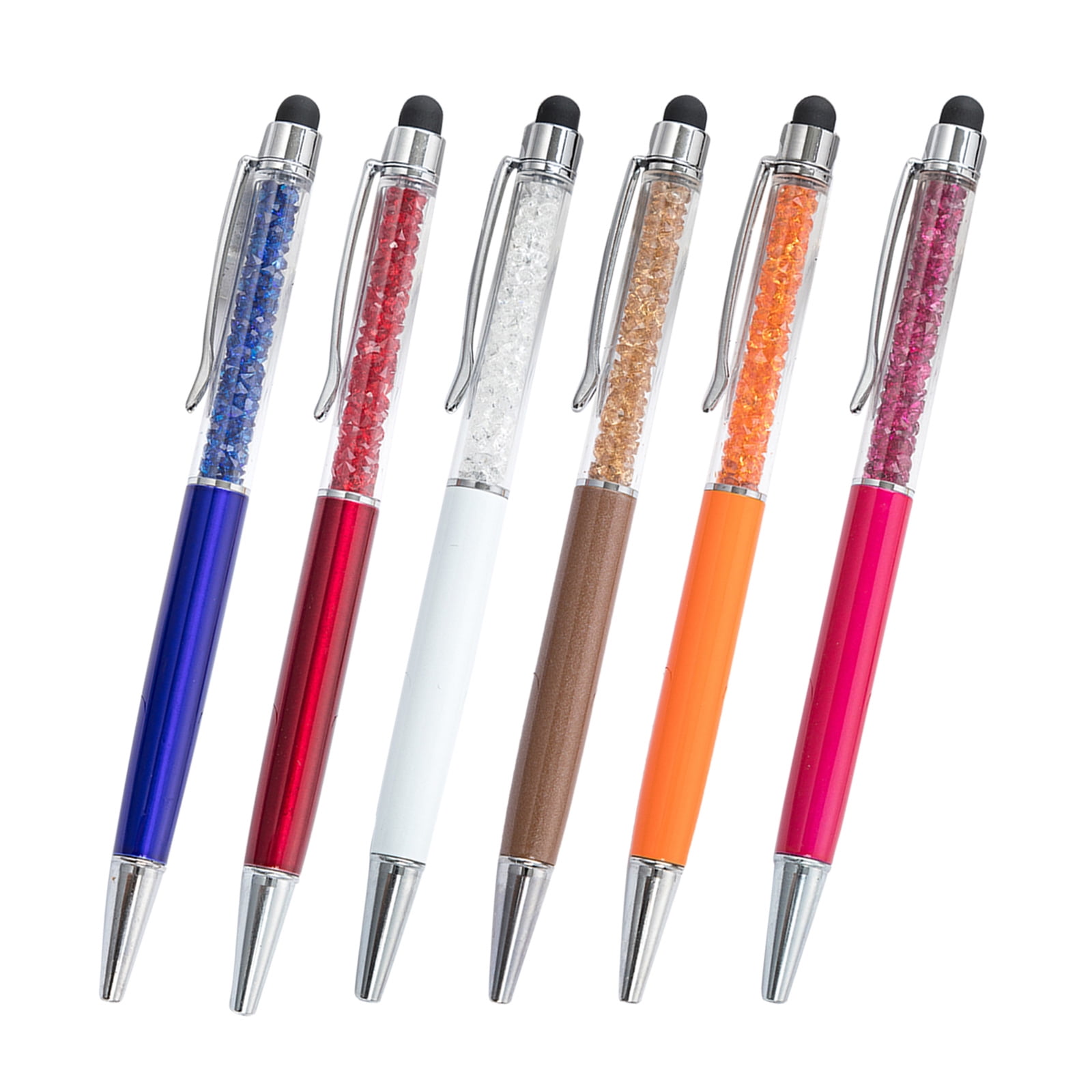 6Pieces Ballpoint Pens with Stylus Tip, Stylus Pen Multi-functional ...