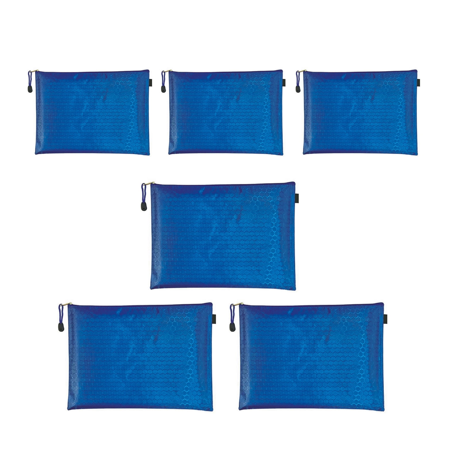 6Pieces File Wallet Money Bag Zippered File Folder Water Resistant ...