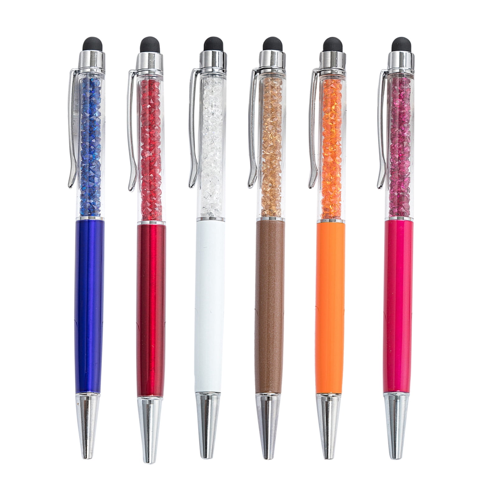 6Pieces Tip Ballpoint Pens，Multi-functional Guest Sign in Pen 2 in 1 ...