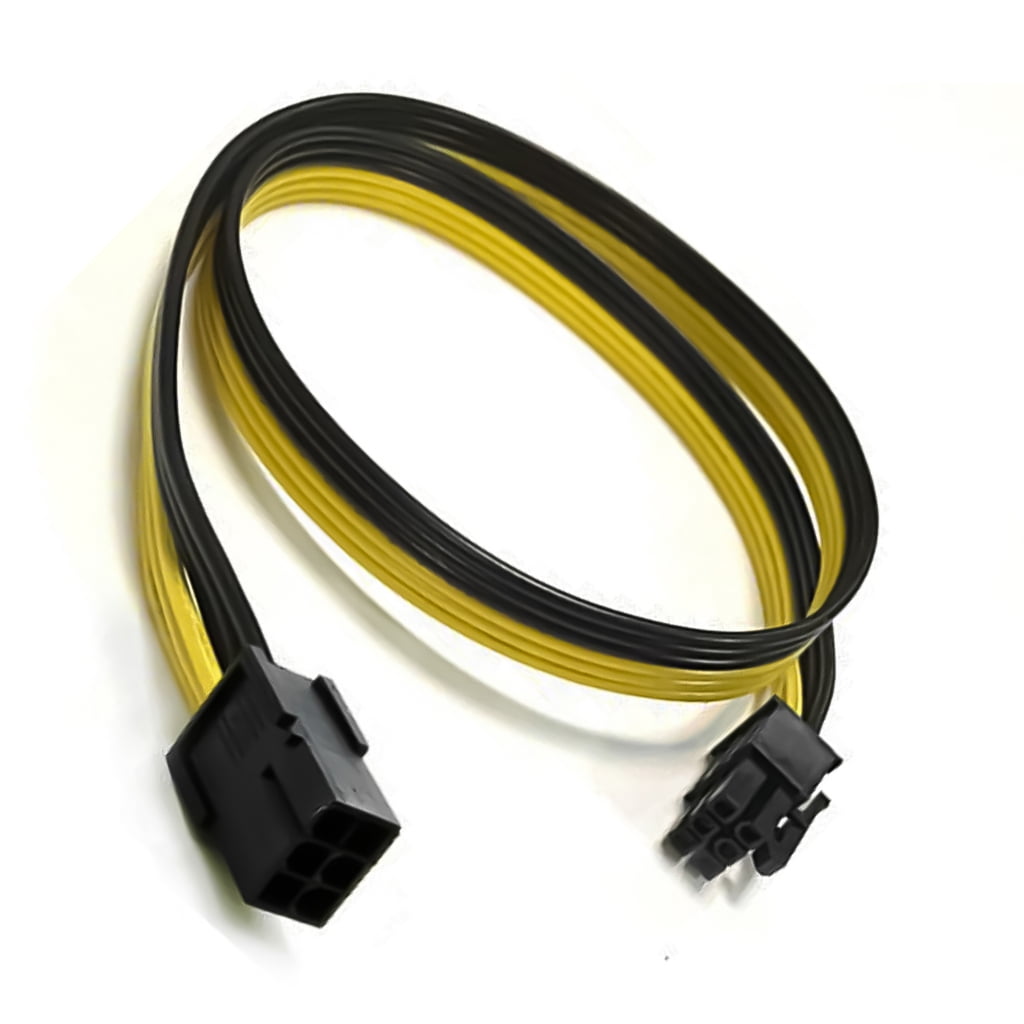 6Pin Male to Female PCIExpress Power Extension Cable Adapter for CPU ...