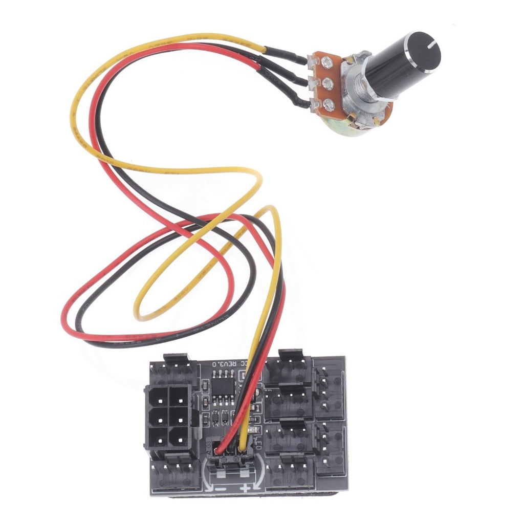 6Pin Power 8Port PC Chassis Cooling Fan Hubs for 3Pin/4Pin Fan ...