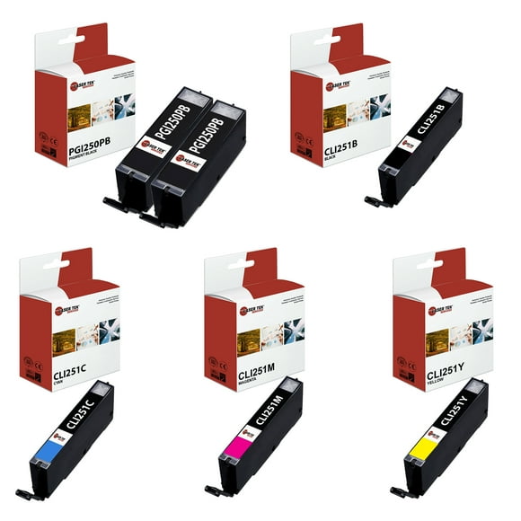 Canon Ink 250 And 251 Cartridges