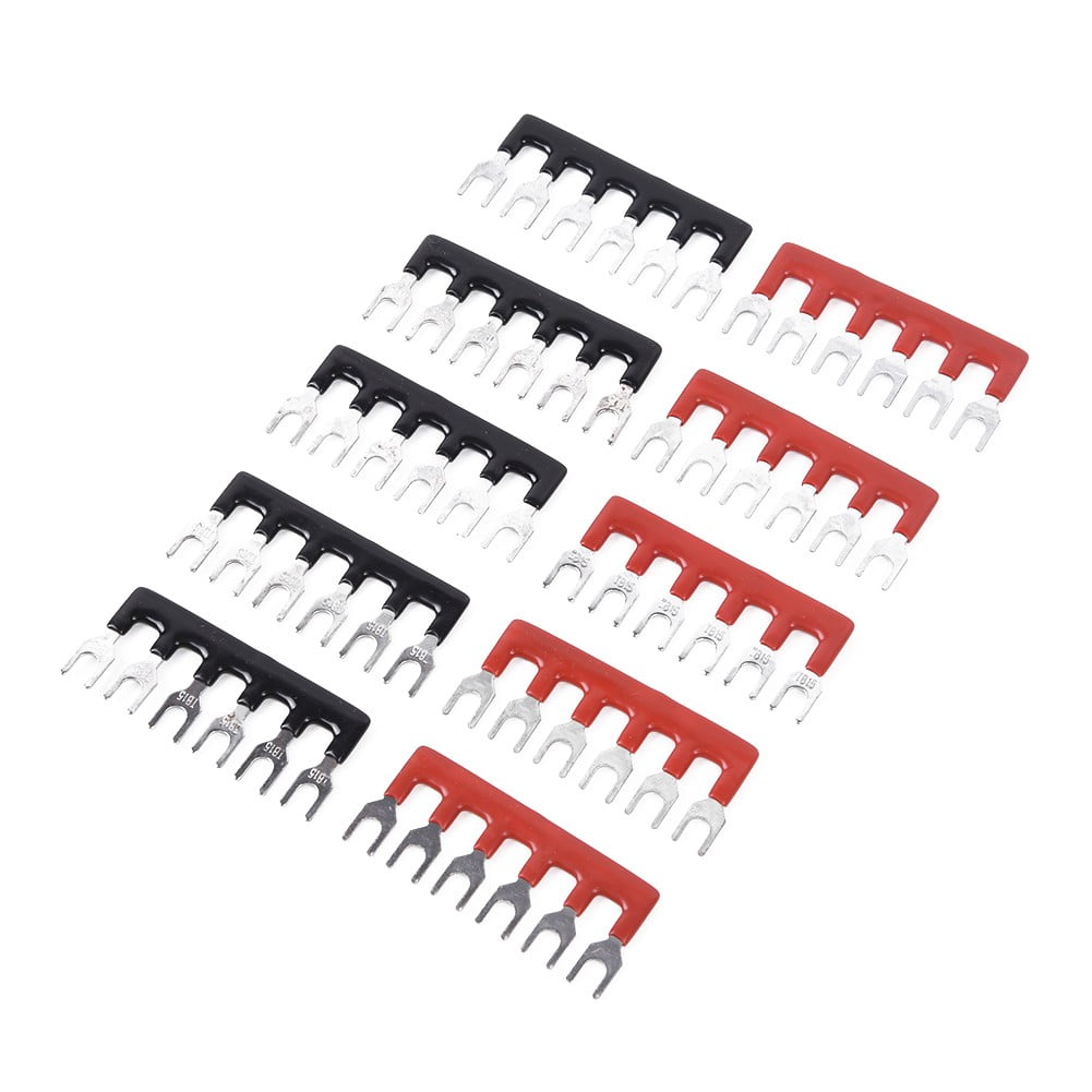 6Points Auto Marine Power Distribution Bus Bar Terminal Block Set 15A ...