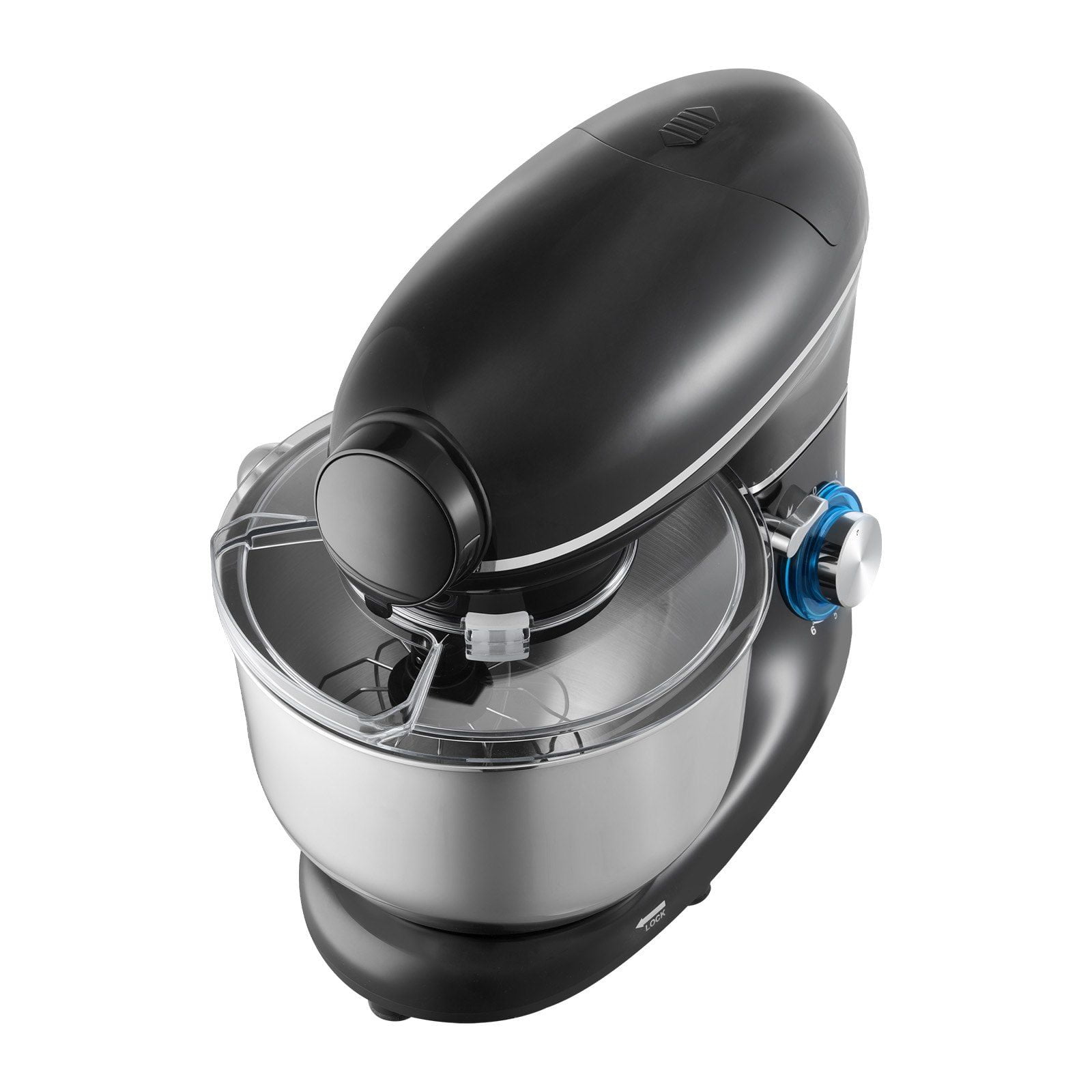 6QT 660W Tilt-Head Stand Mixer with Attachments - Includes Dough Hook ...
