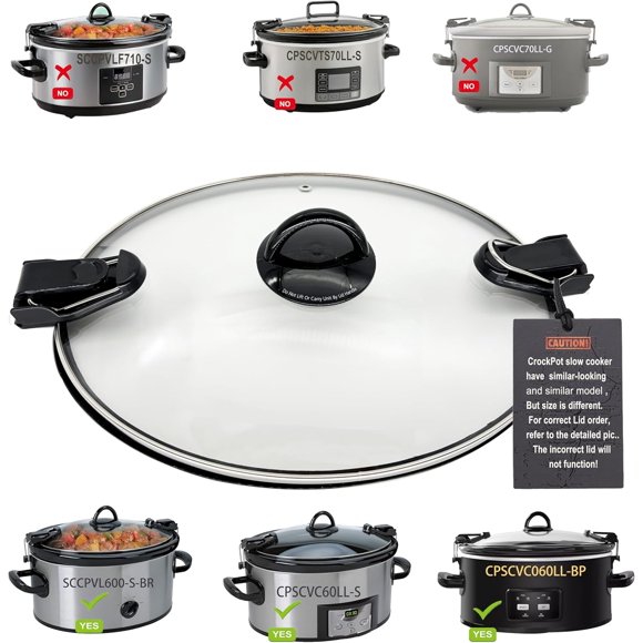 Shop Durable Slow Cooker Lids for All Sizes and Types at Low Prices