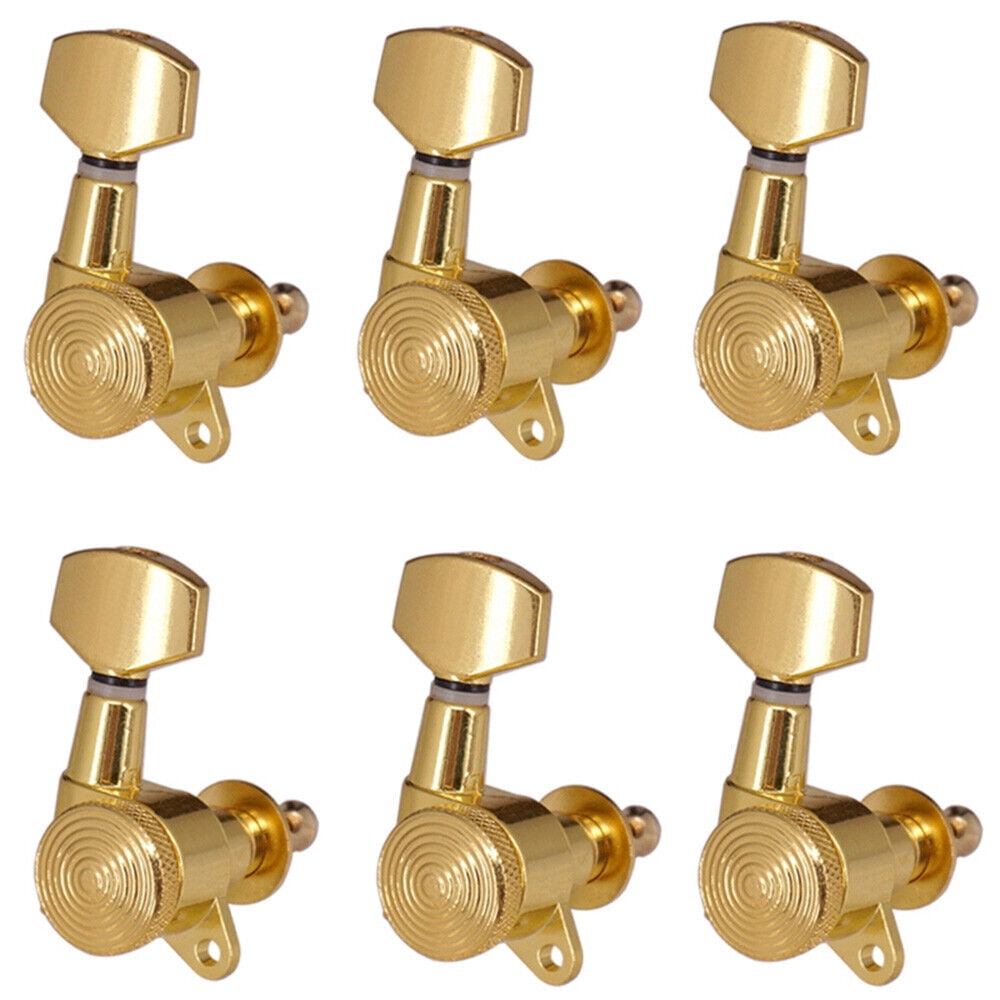 6R Guitar String Inline Tuning Pegs Locking Tuners Keys Machine Heads ...