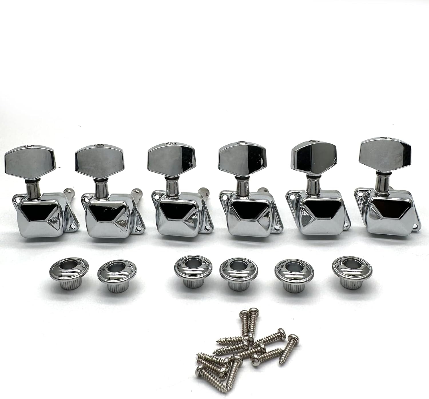 6R Semi-closed Guitar String Tuning Pegs Tuner Machine Heads Knobs ...
