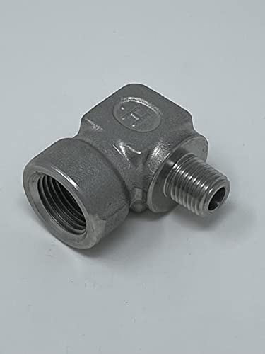 6RSLP4316 | Hoke Reducing Street Elbow, 3/8" Female : NPT x 1/4" Male : NPT, 316 Stainless ...