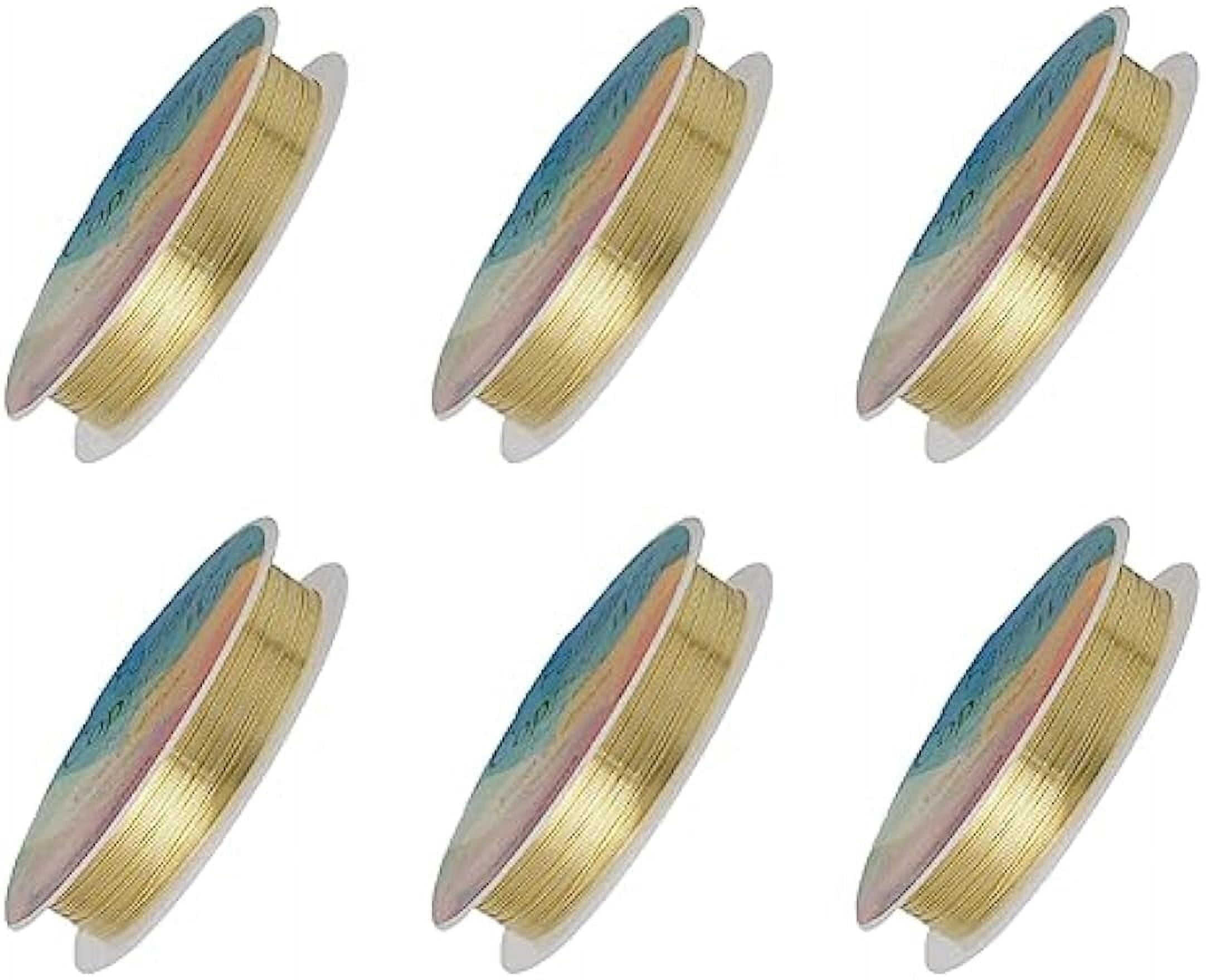 6Roll Jewelry Wire for Jewelry Making 51.5m/168.4 feet 28/26/24/22/20 ...
