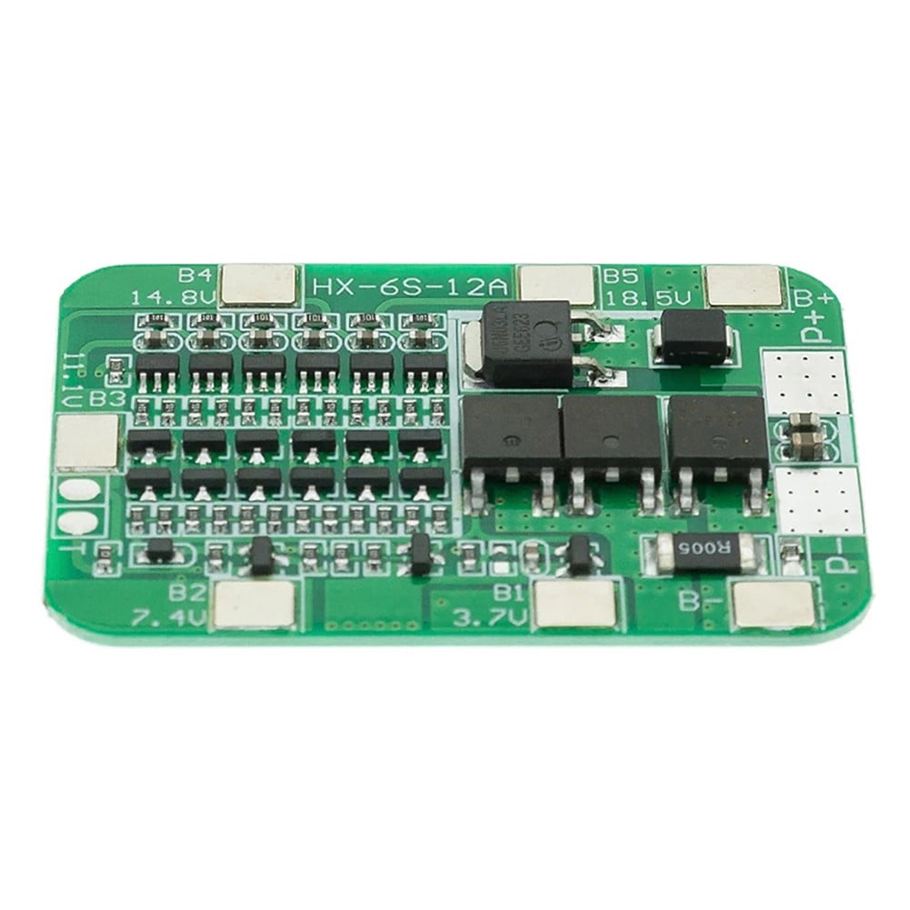 6S 15A 24V Pcb Protection Board for 6 Pack Li-Ion Lithium Battery Cell ...