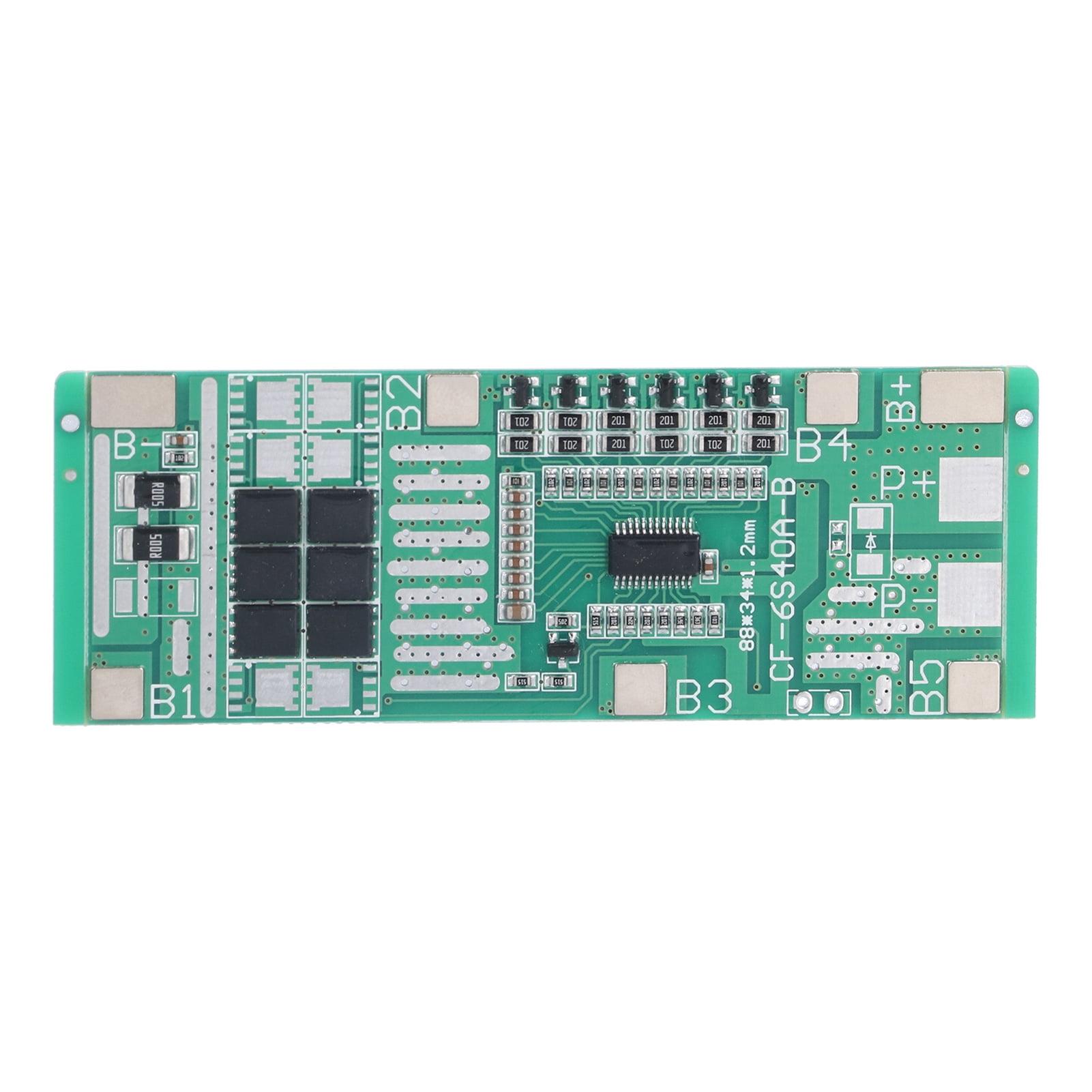 6S 24V20A Lithium Battery Protection Board BMS Battery Cell Protection ...