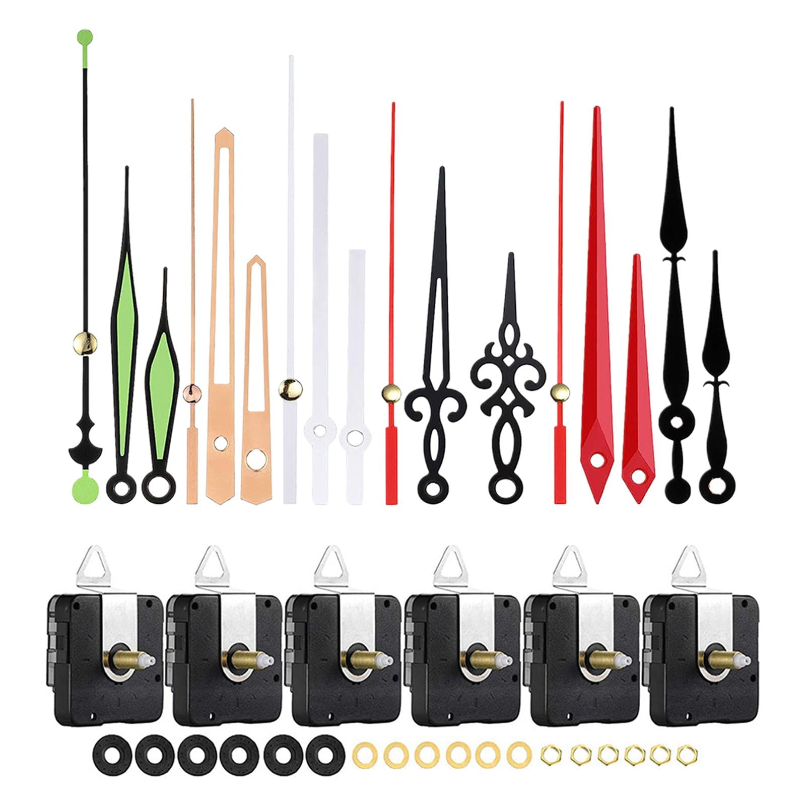 6Set DIY Wall Clock Movement Mechanism Hanging Clock Mechanism DIY ...