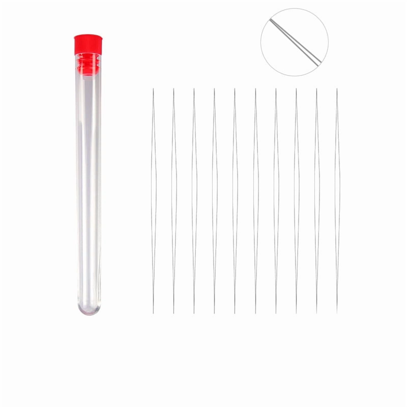6Set Resistant Stainless Steel Collapsible Big Eye Beading Needles Seed ...